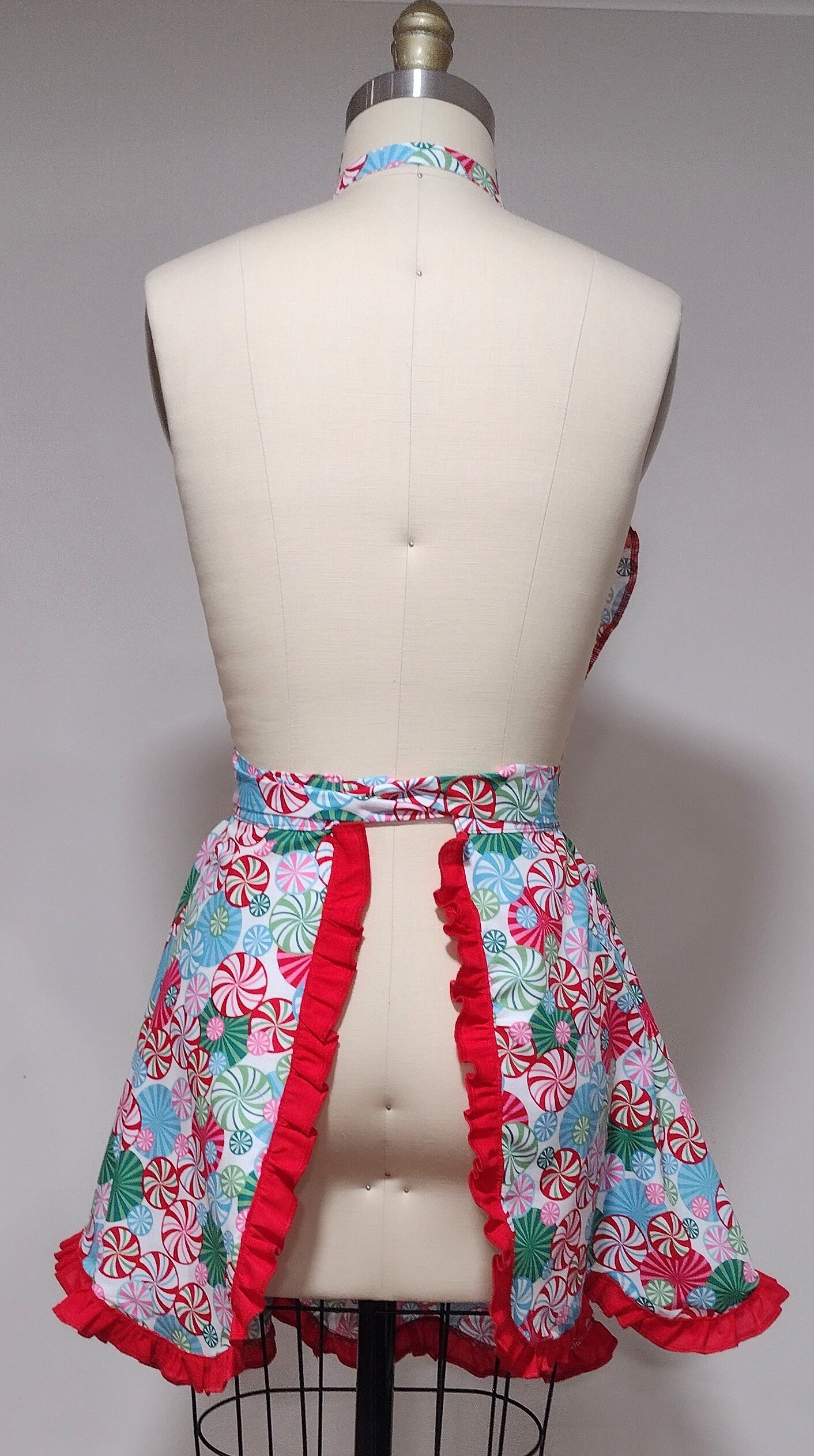 Snowman Candy Cane Apron - Etsy
