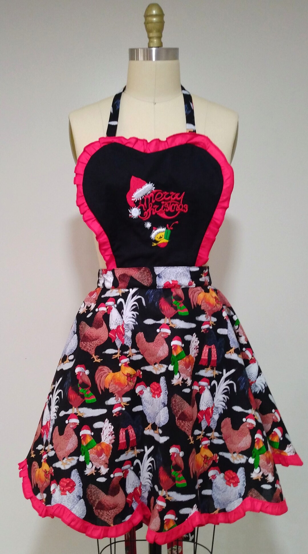 Christmas Chicken Apron - Etsy