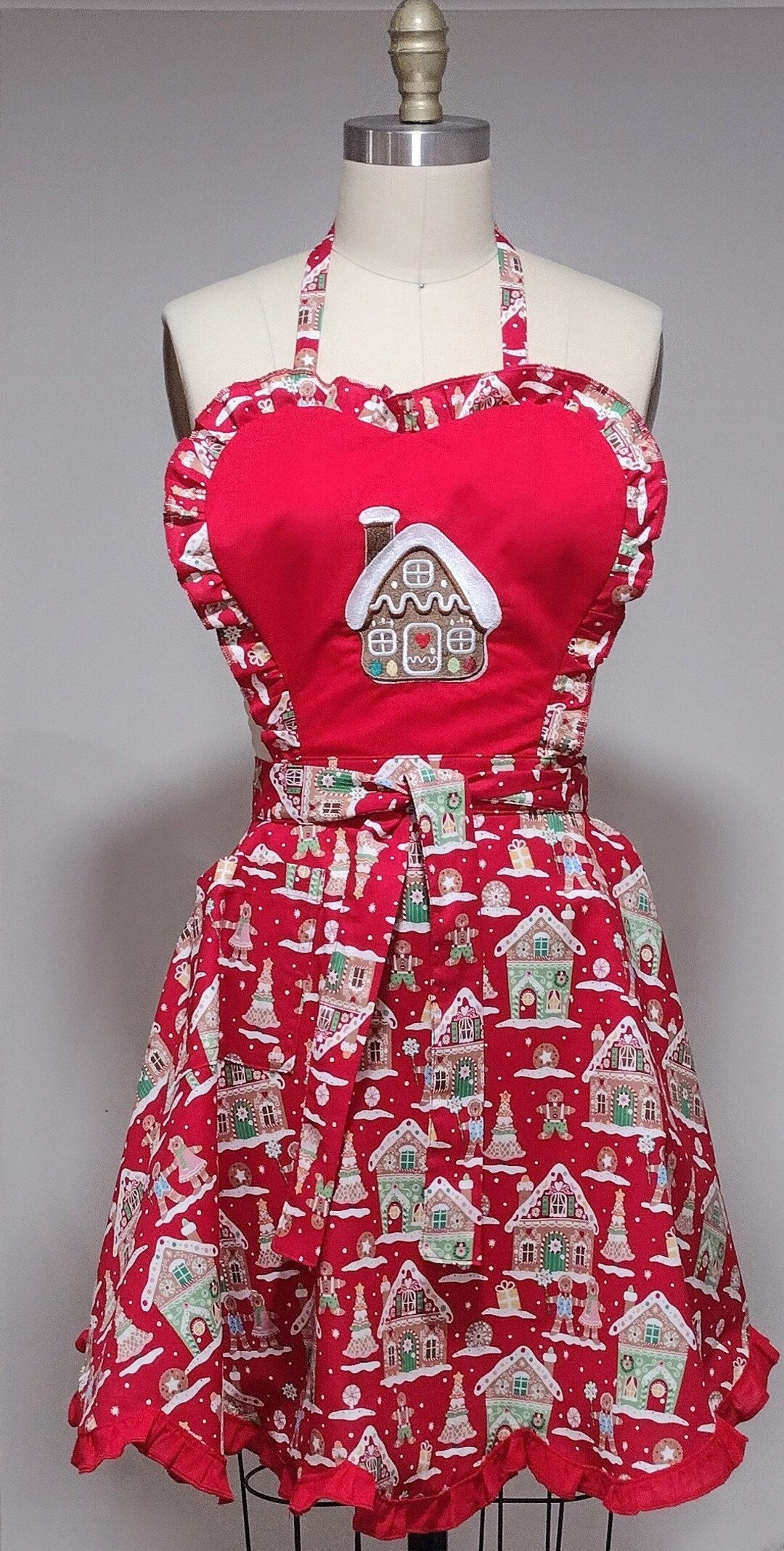 Gingerbread Apron - Etsy