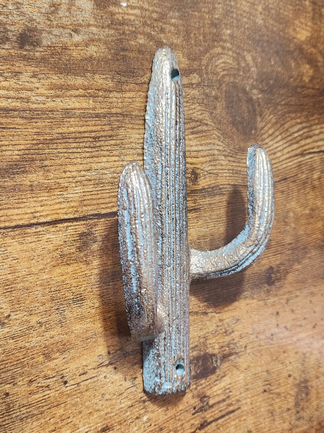 Vintage Cast Iron Cactus Wall Hook - Etsy