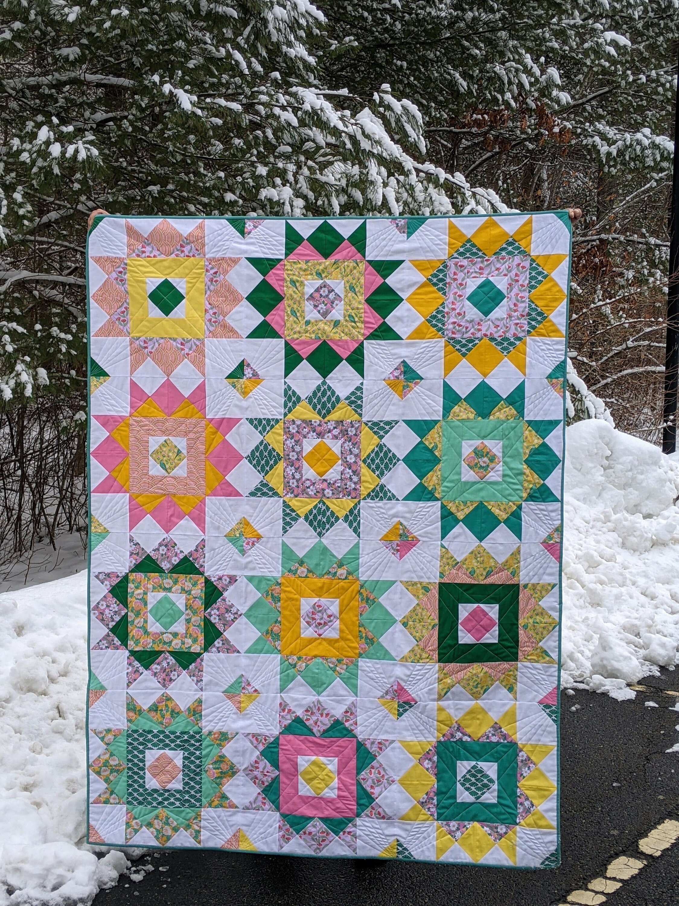 Jagged Edge Quilt Pattern Quilt Inspiration: Pineapple Delight: