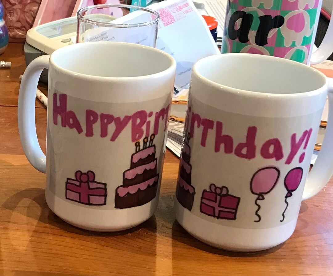 Happy Birthday Mug - Etsy