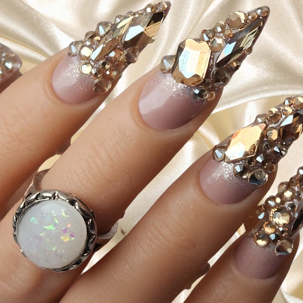 Diamond Nail Art - Etsy