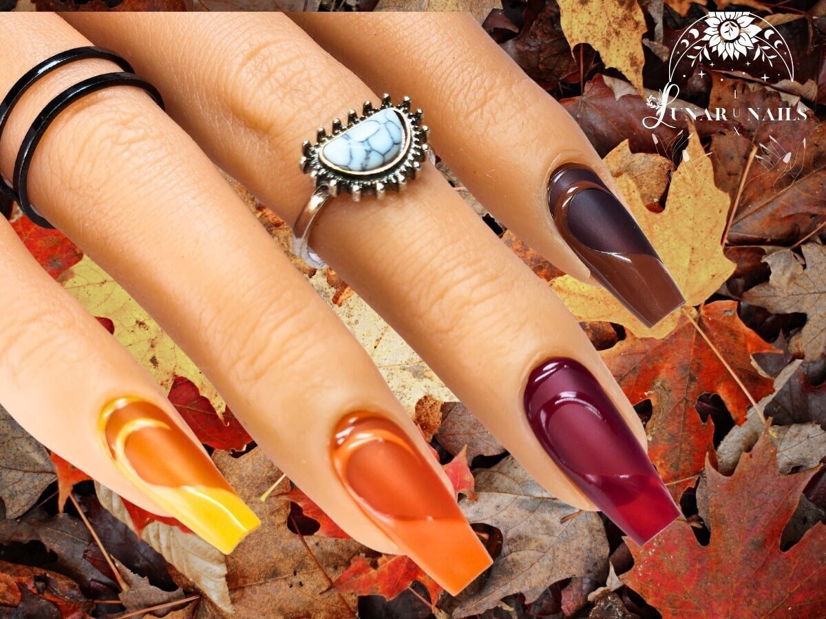 Fall nail designs store