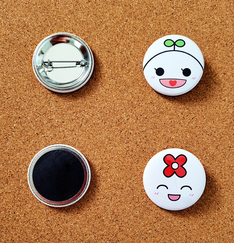 ATEEZ Teez-mon Pinback Buttons Pins Kpop Badges Cute Character Magnets ...