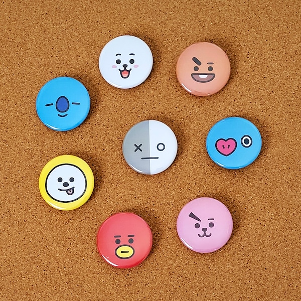 Bts Buttons - Etsy