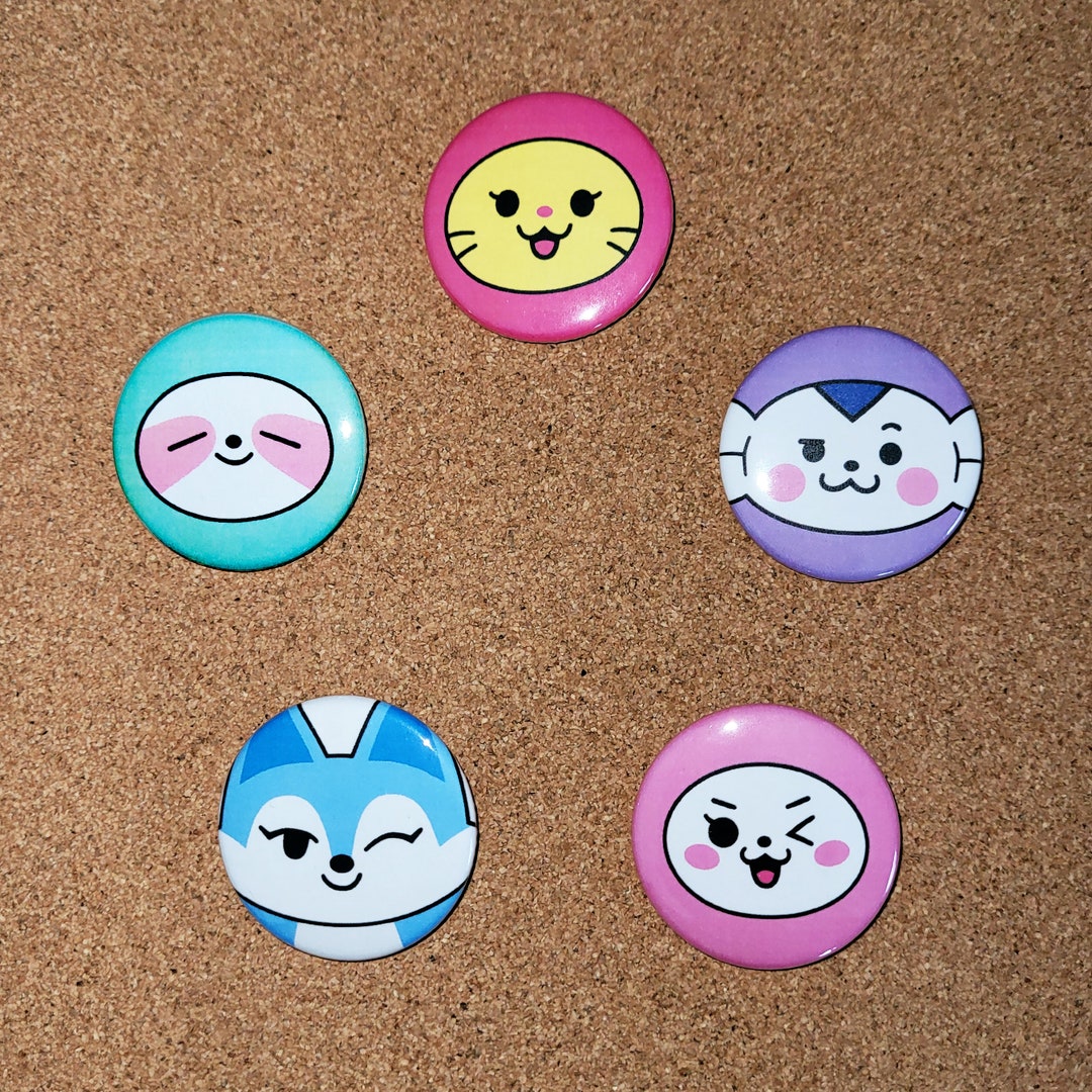 ITZY WDZY Pinback Buttons | Pins | Kpop Badges | Cute Animal Magnets ...