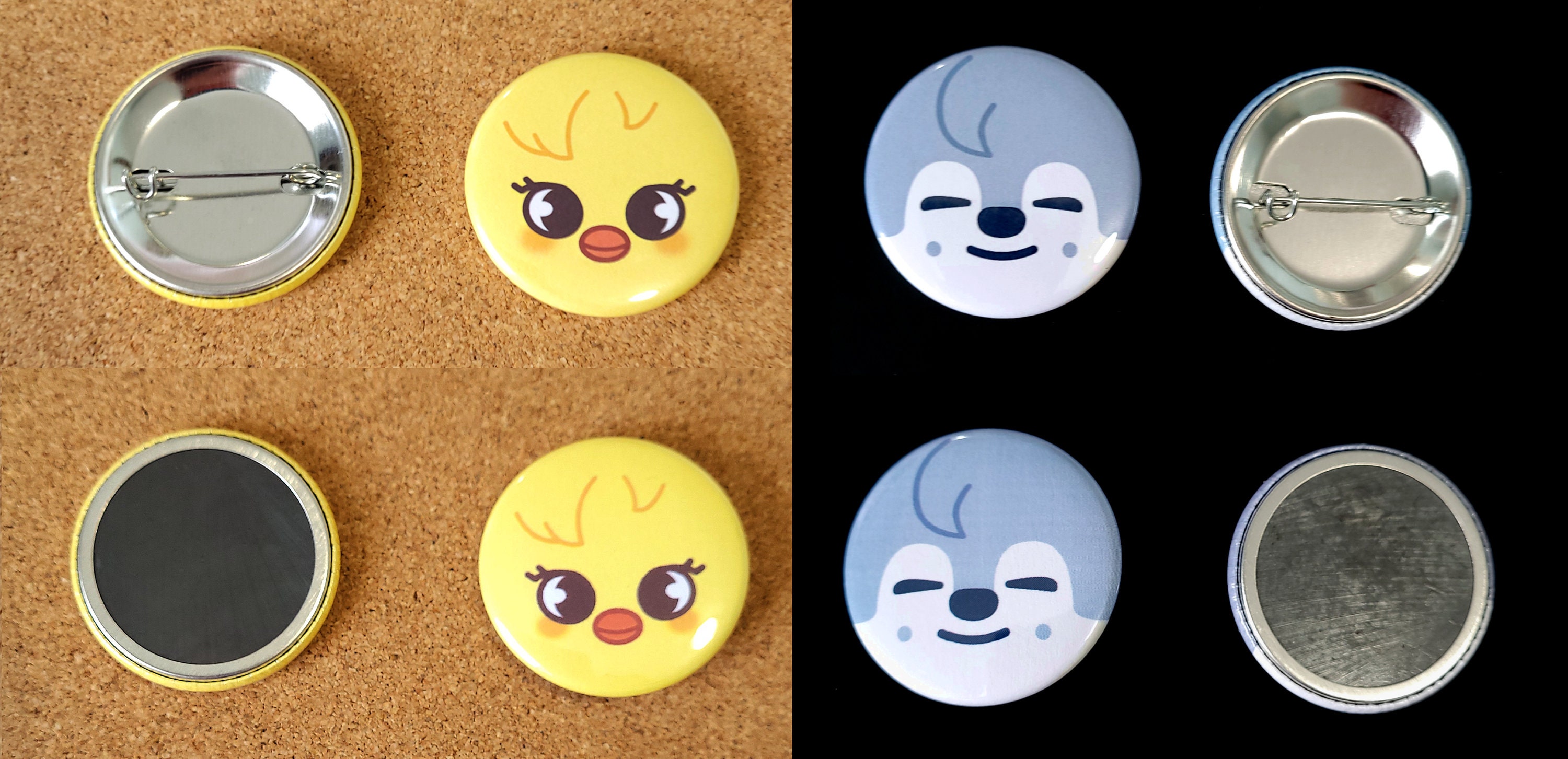 SKZOO Stray Kids Pinback Buttons Pins Kpop Badges Cute - Etsy