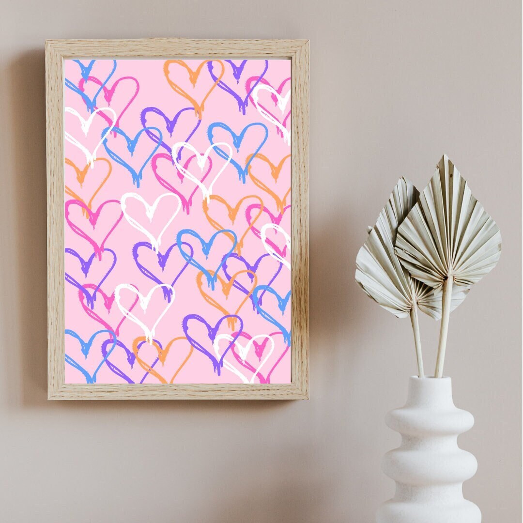 HAPPY YOURE HERE Print, Digital Download Print, Retro Print, Trendy - Etsy