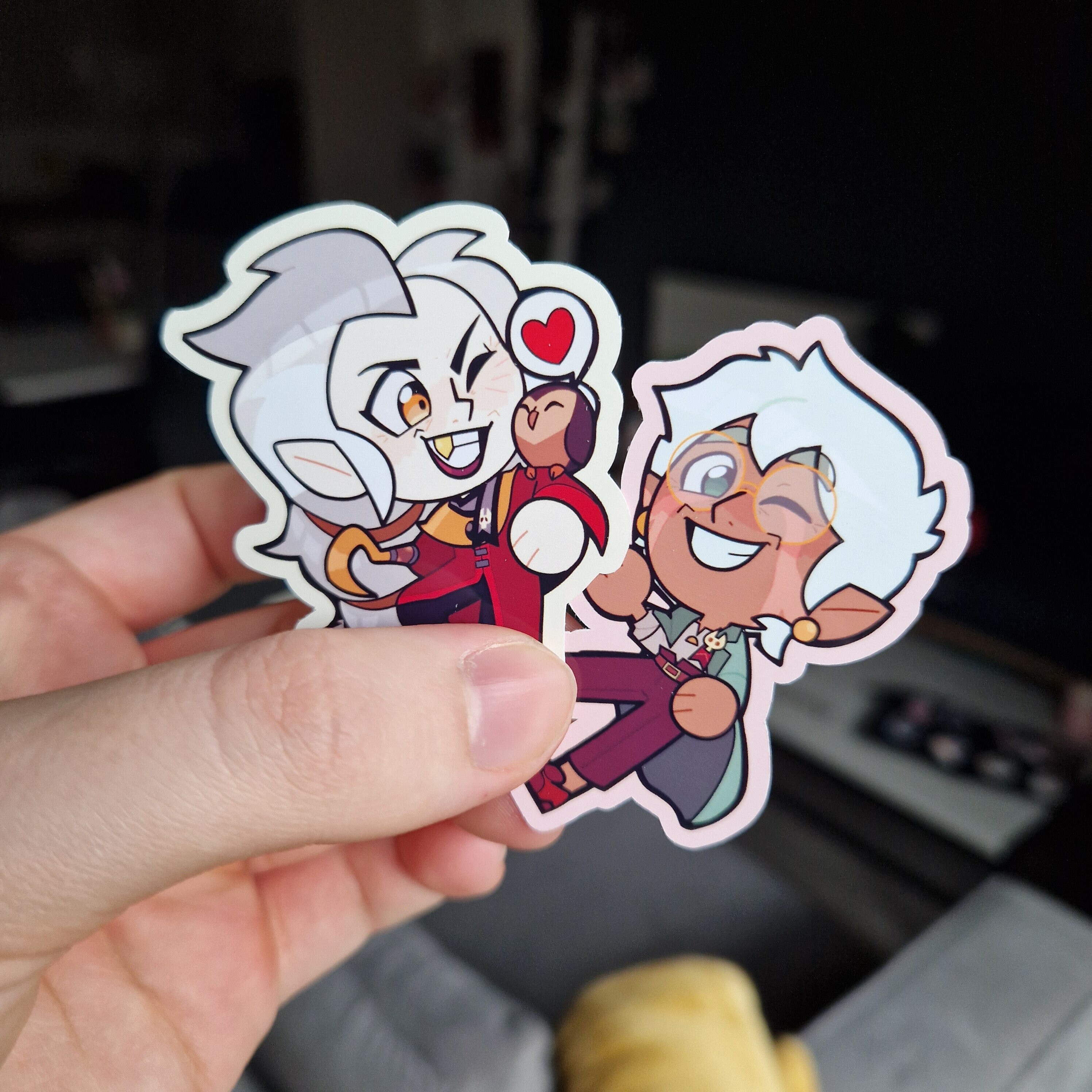 TOH Eda, Raine, Darius and Vee Stickers - Etsy