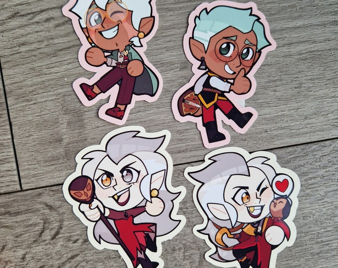 TOH Eda, Raine, Darius and Vee Stickers - Etsy