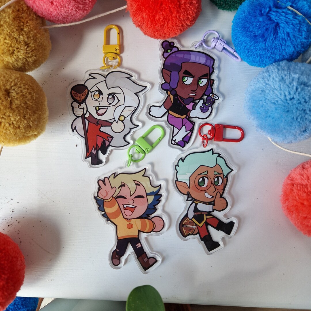 TOH Eda, Raine, Darius & Vee Keychains - Etsy