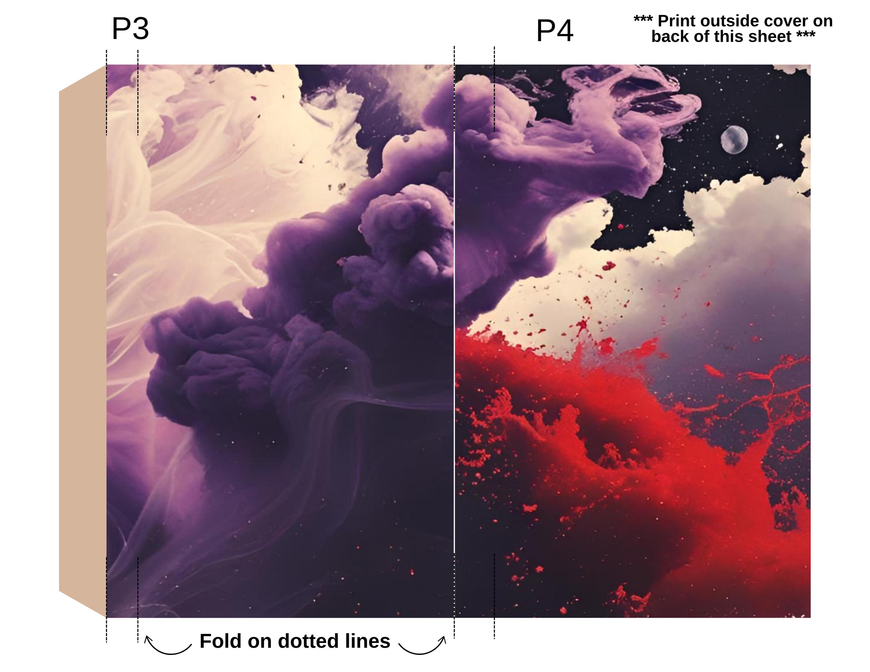 Planets Purple Folio – Envelope Size Printable – Instant Download ...