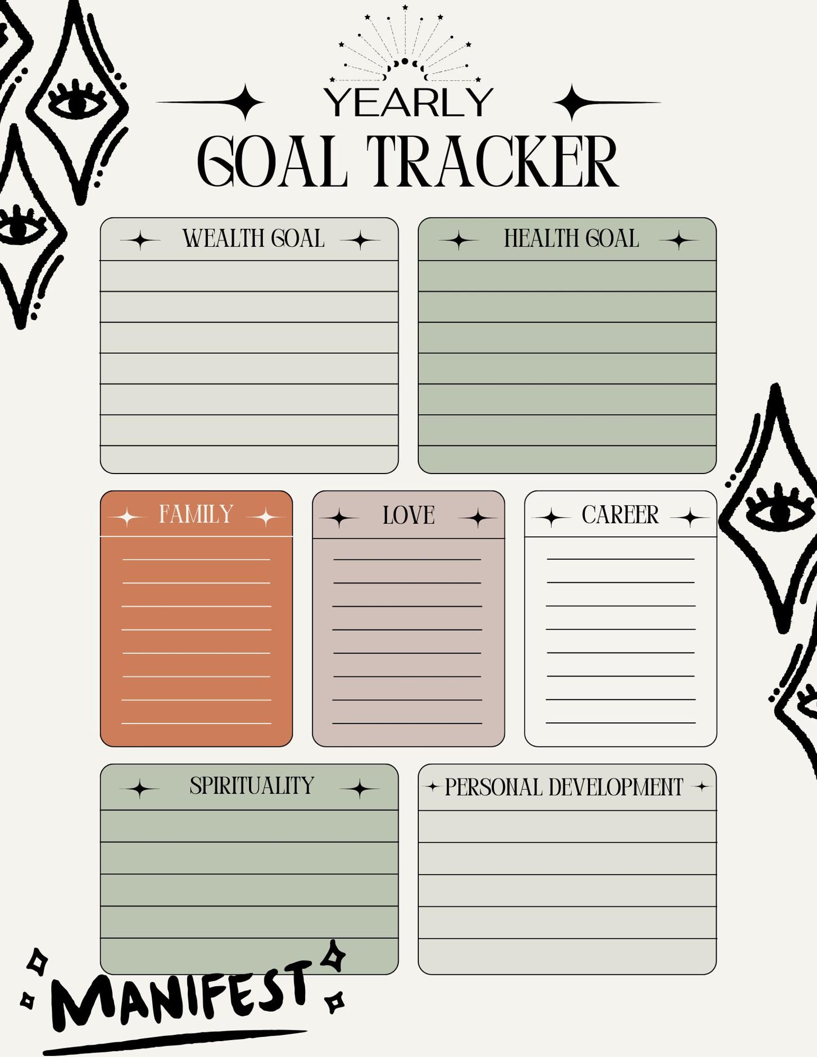 Goal Setting, Planning, Checklist, To-do - Etsy