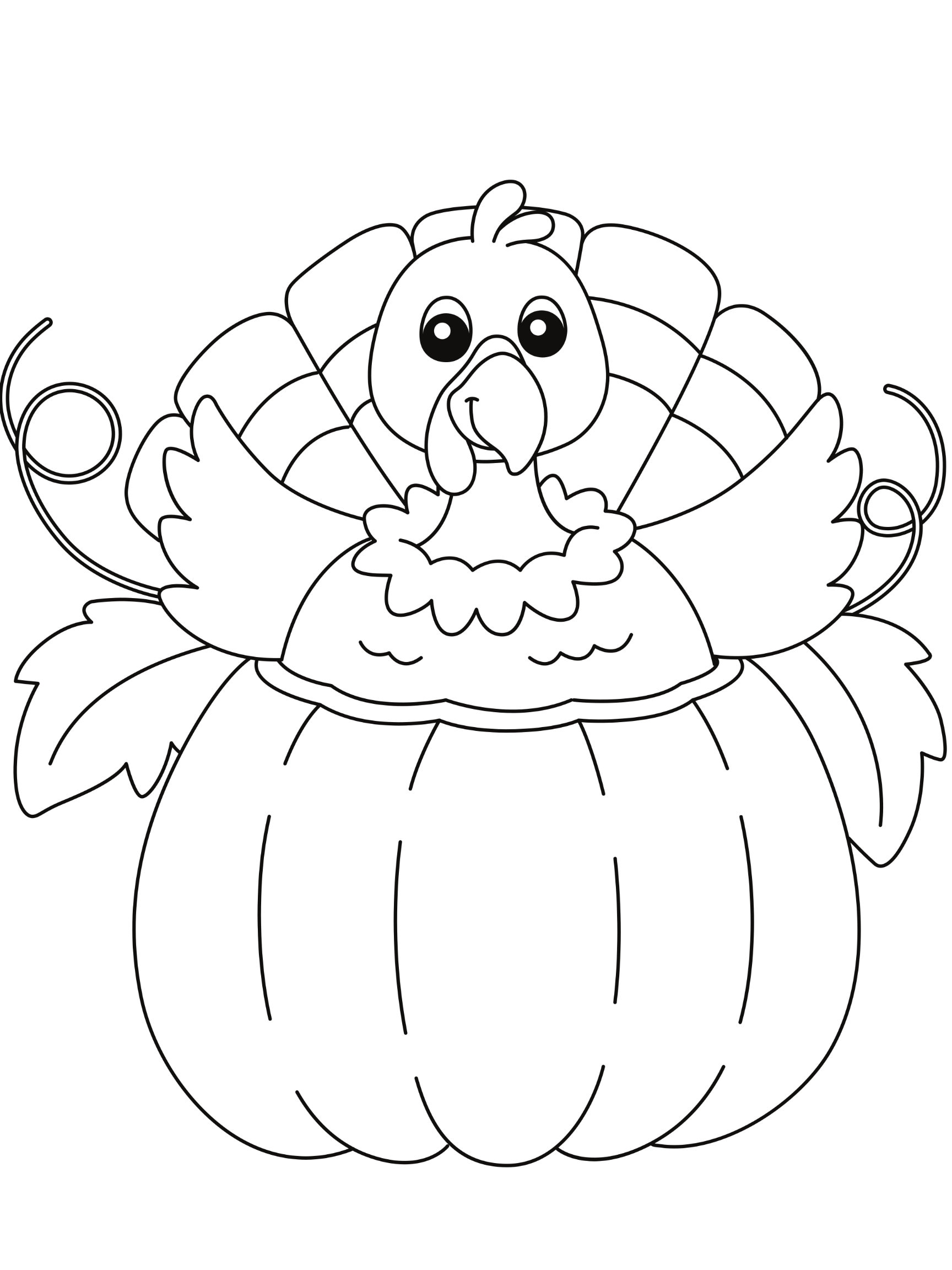 Thanksgiving Coloring Pages - Etsy