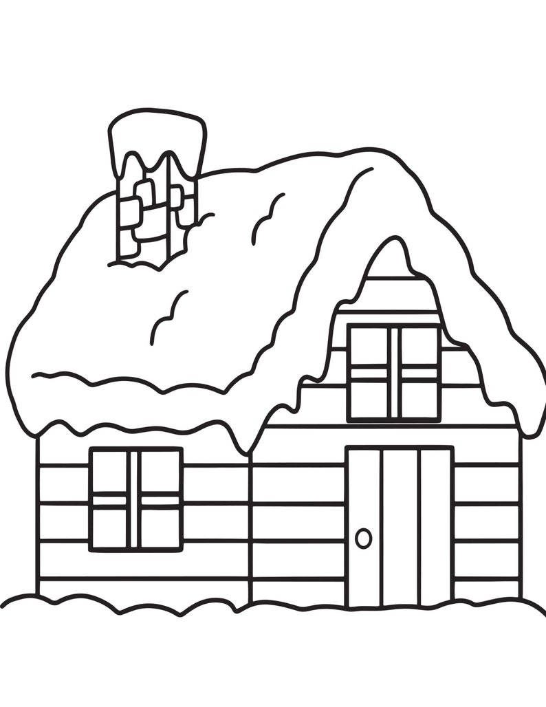 Christmas Coloring Pages - Etsy