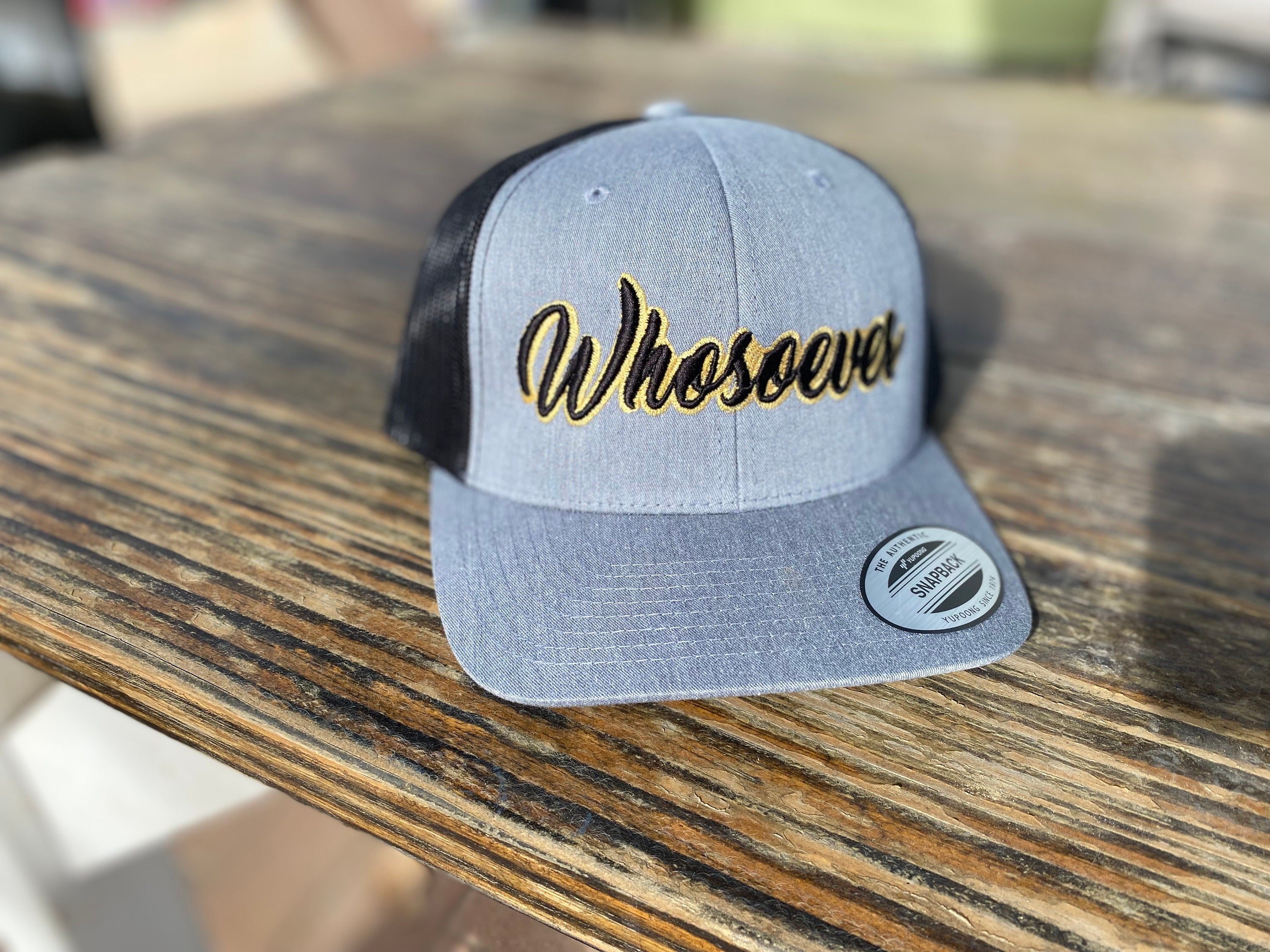 3D Puff Embroidered Hat, Embroidered Trucker Hat, Snapback - Etsy