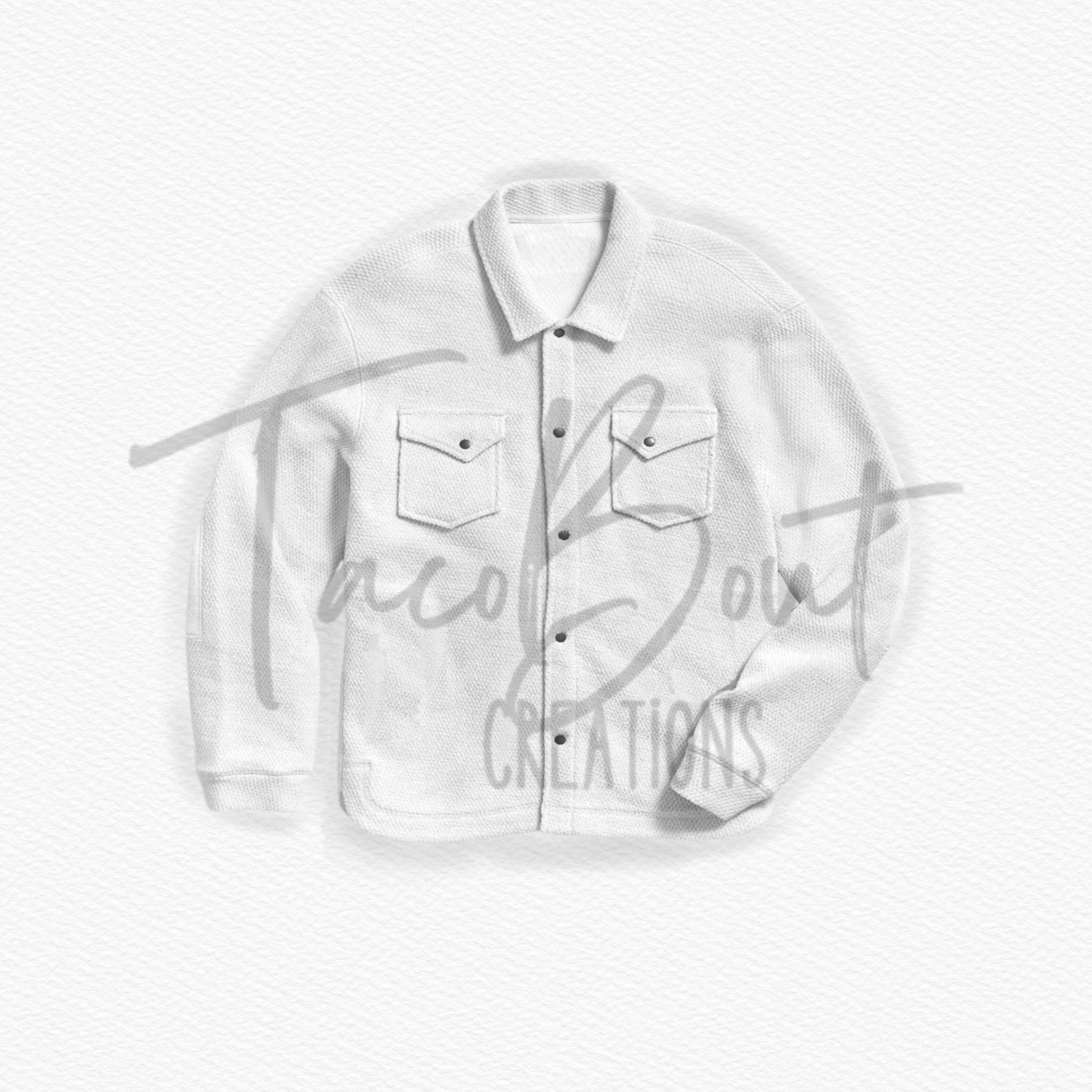 Kids Shacket Mock-up Jacket Mock-up Realistic Procreate - Etsy