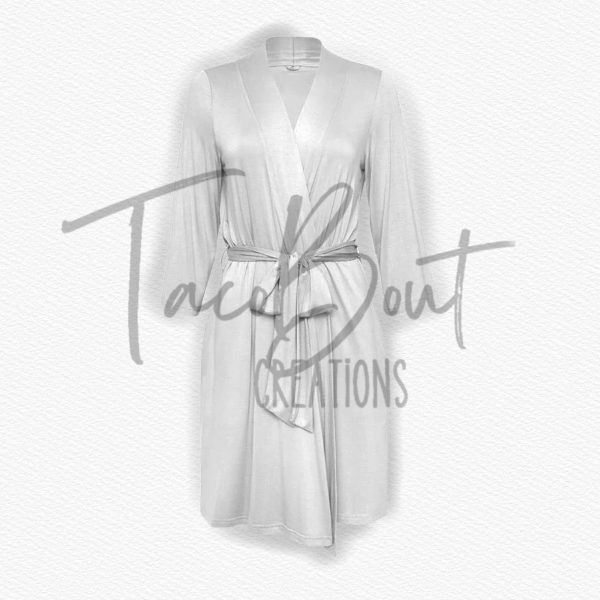 Womens Robe Mock-up PROCREATE Mock-up Photoshop Mockup - Etsy