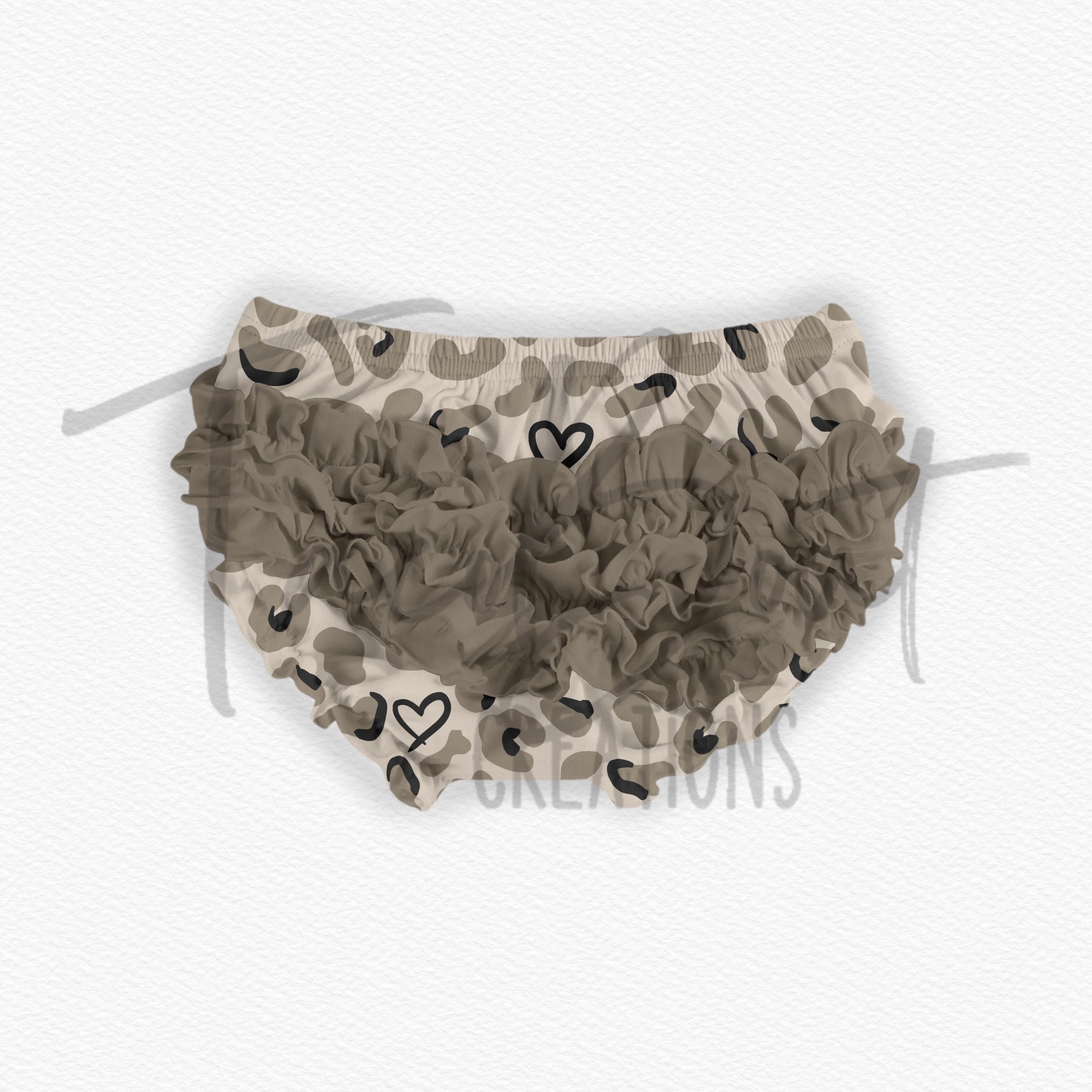Ruffle Bloomer Mock-up, Bloomer Shorts Mock-up, Procreate Mock-up ...