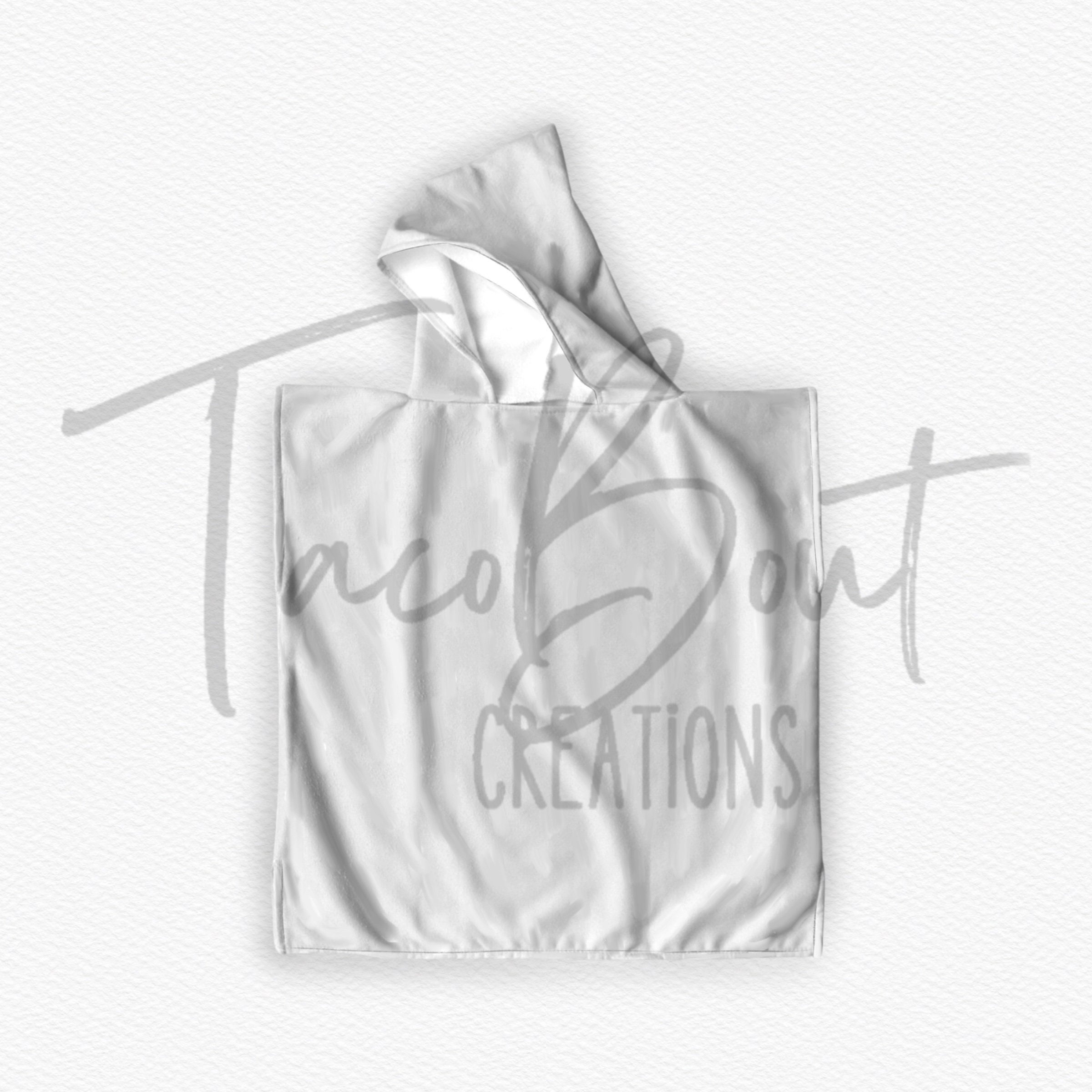 Hooded Towel Mock-up, Hooded Beach Blanket Mock-up, Hooded Blanket ...
