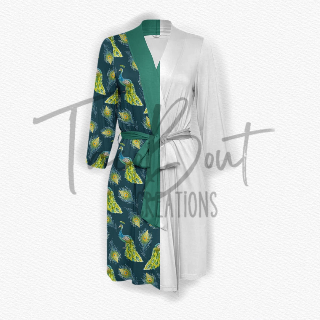 Women’s Robe Mock-up, PROCREATE Mock-up, Photoshop Mockup, Realistic ...