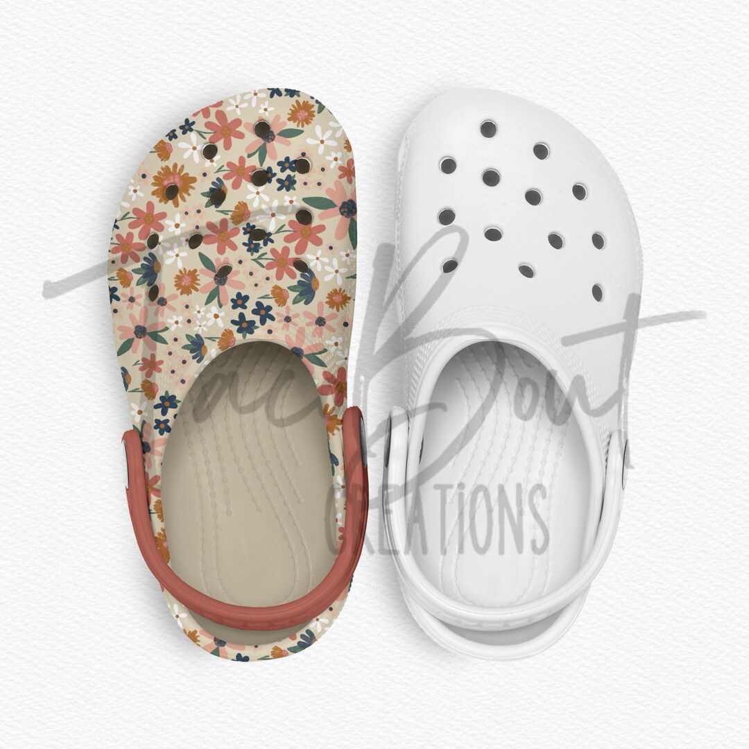 Rubber Cloggs Mock-up, Shoe Mockup, Realistic Clothing Mock-up Template ...