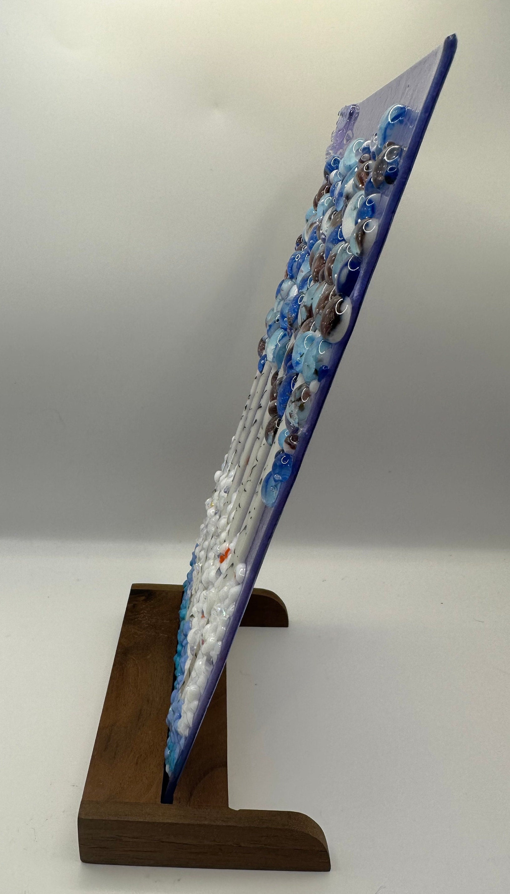 Fused Glass Snowy Birch Tree Display - Etsy
