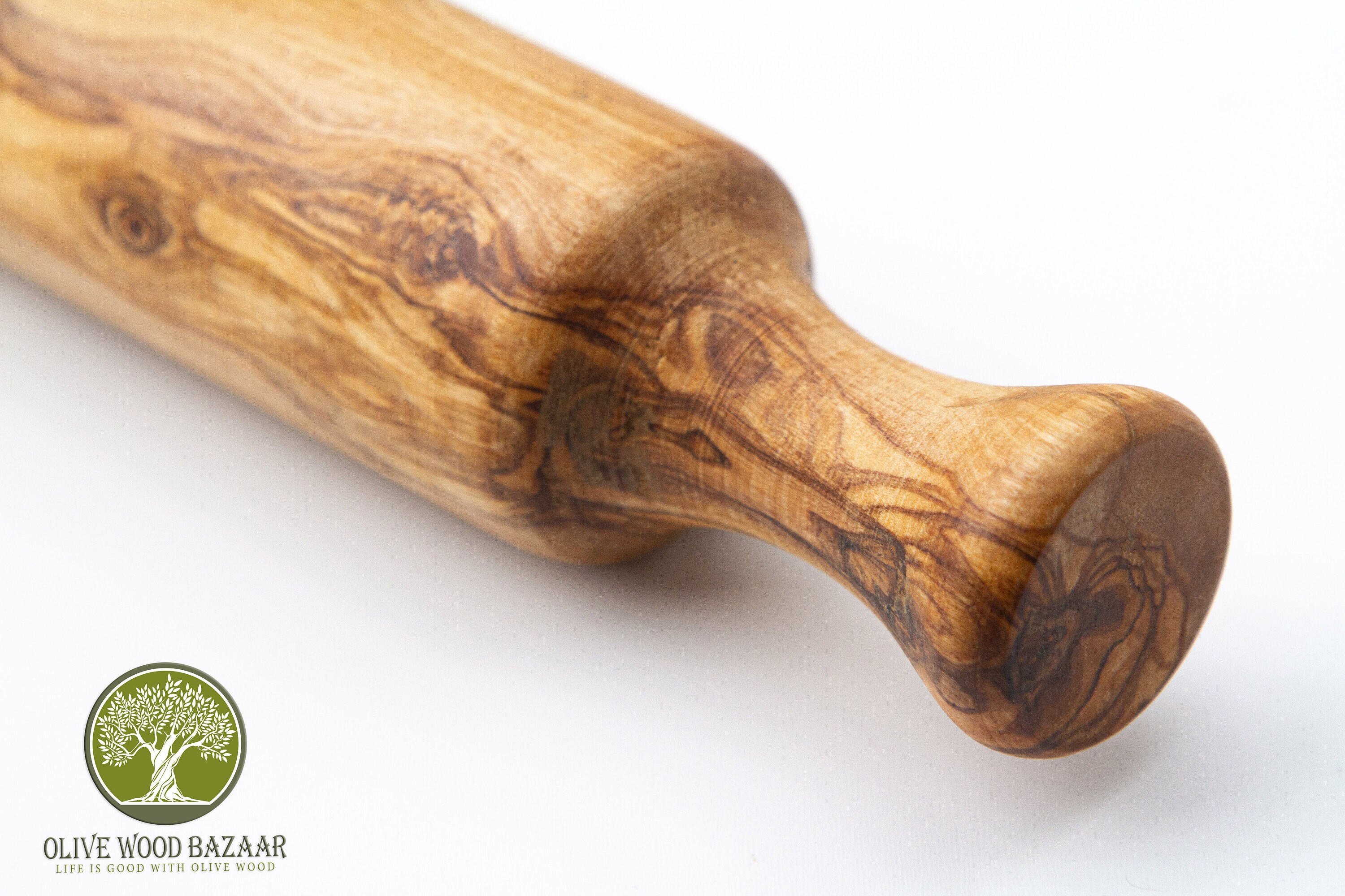 Olive Wood Rolling Pin for Bakery & Pastry Handmade Wooden - Etsy
