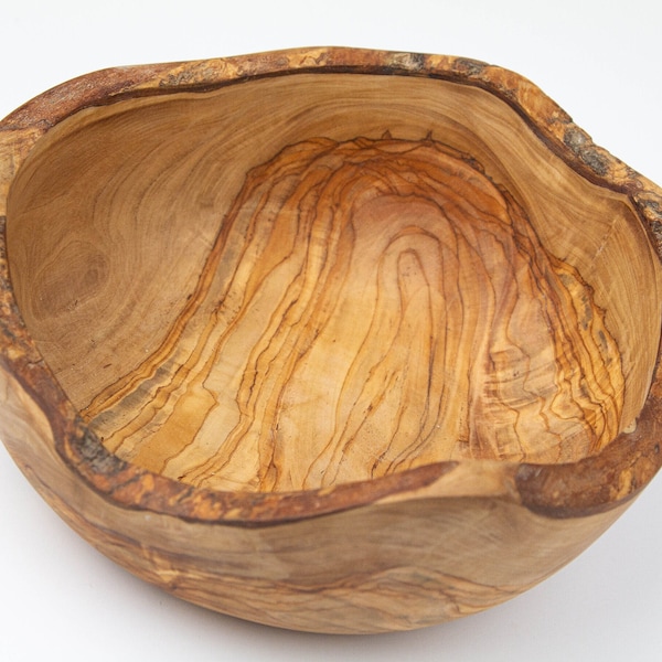 Handmade Olive Wood Salad Bowl - Etsy