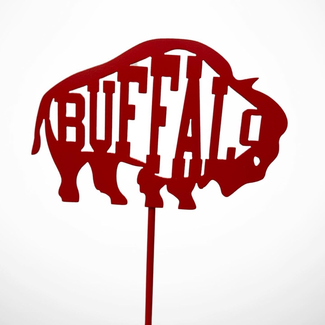 Buffalo Cutout Yard Stake | Buffalo Yard Stake | Buffalo Yard and ...