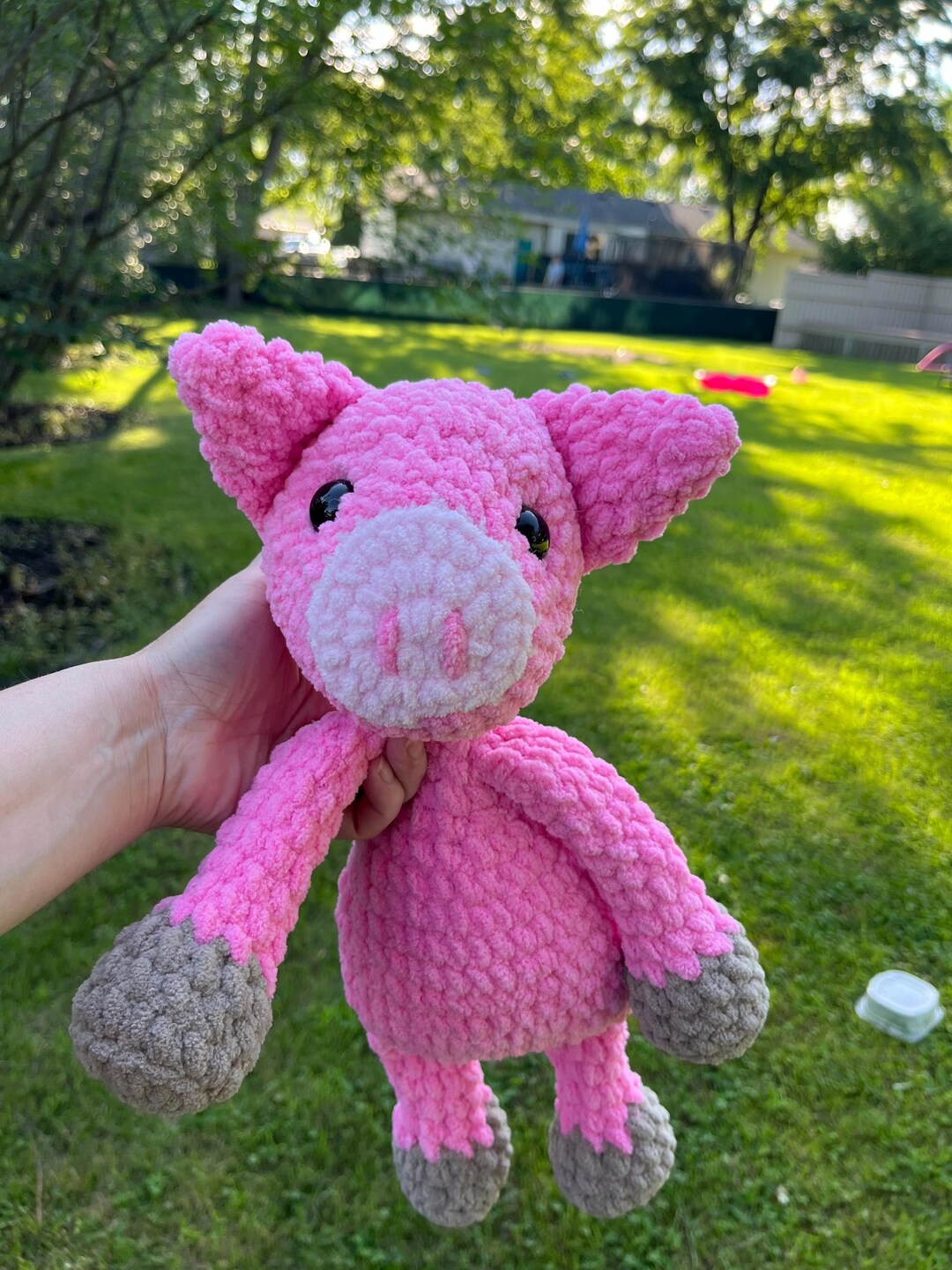 Crochet Pig Plush Toy, Amigurumi Pig, Cute Pig Stuffed Animal - Etsy