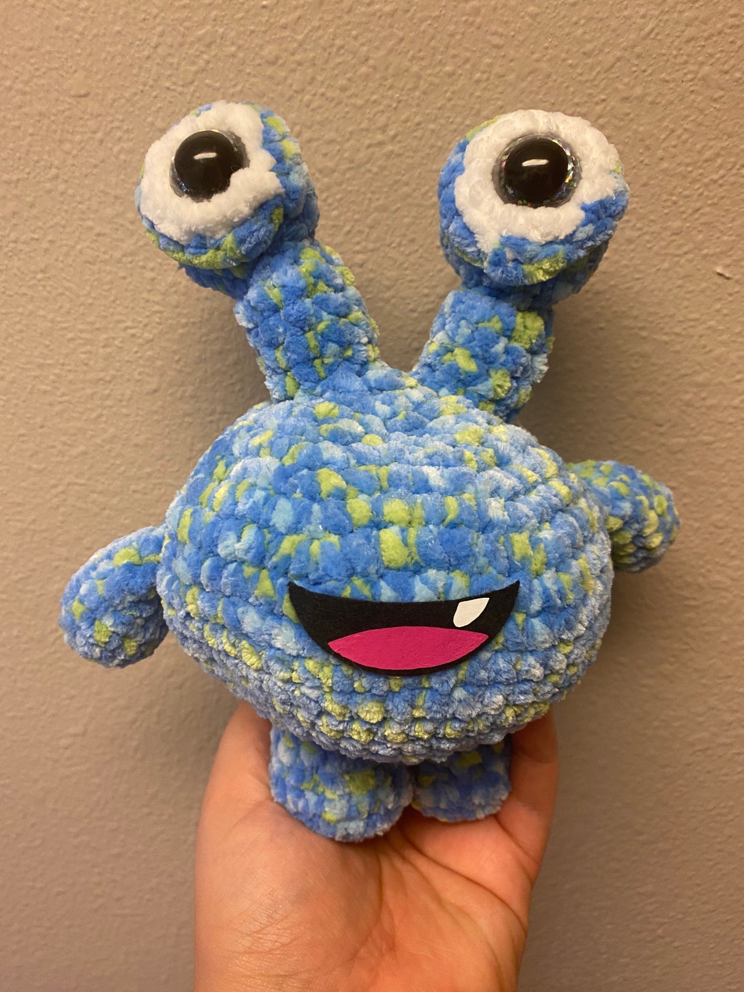 Crocheted Monster - Finished Crochet Monster - Etsy