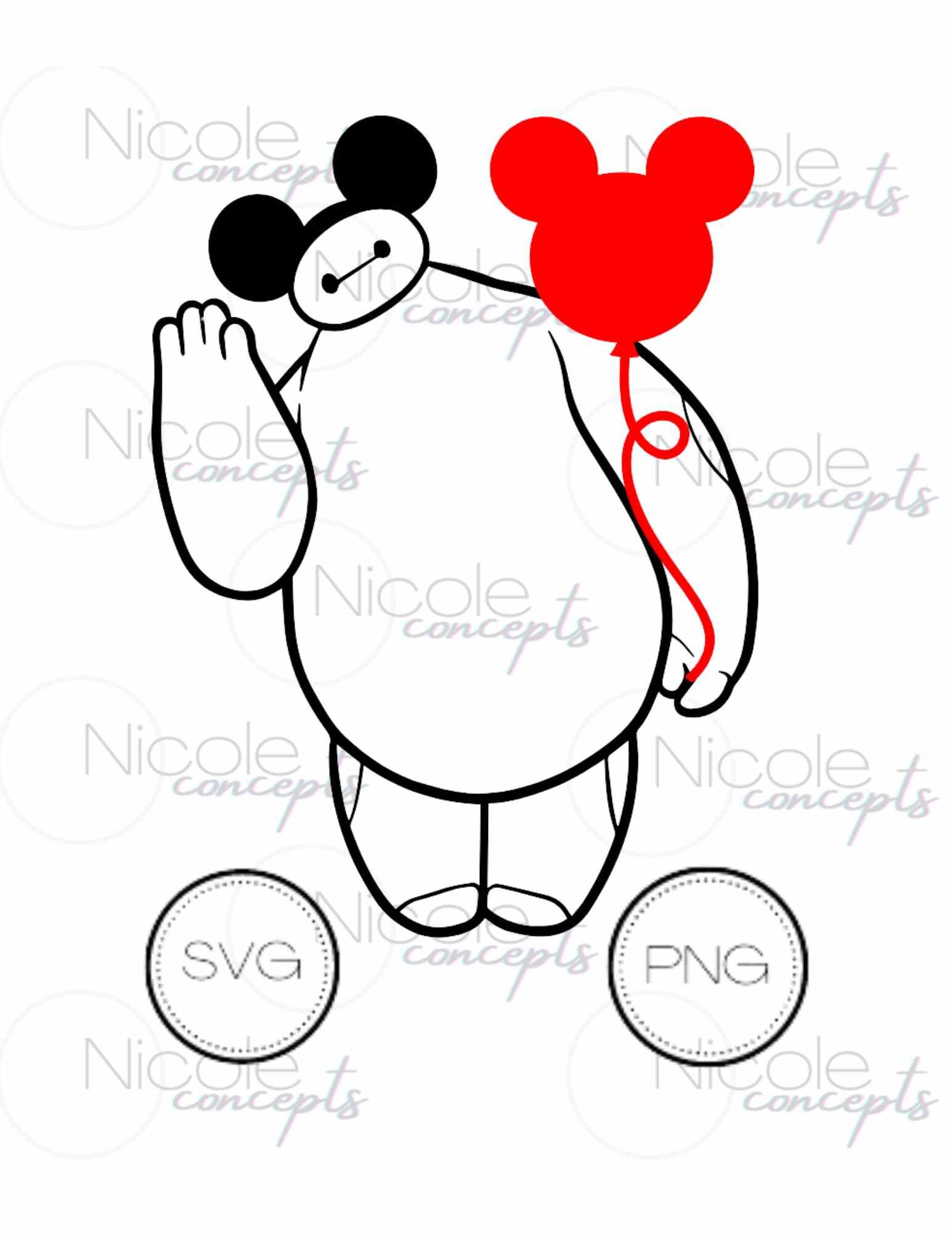 Big Hero SVG PNG Hero 6 Baymax Decal -digital Download - Cut File ...