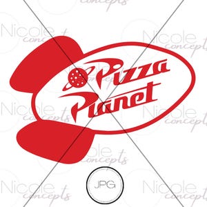 Pizza Planet ROCKET POSTER for Birthday Party 18x24 & 30x24 JPG Toy ...