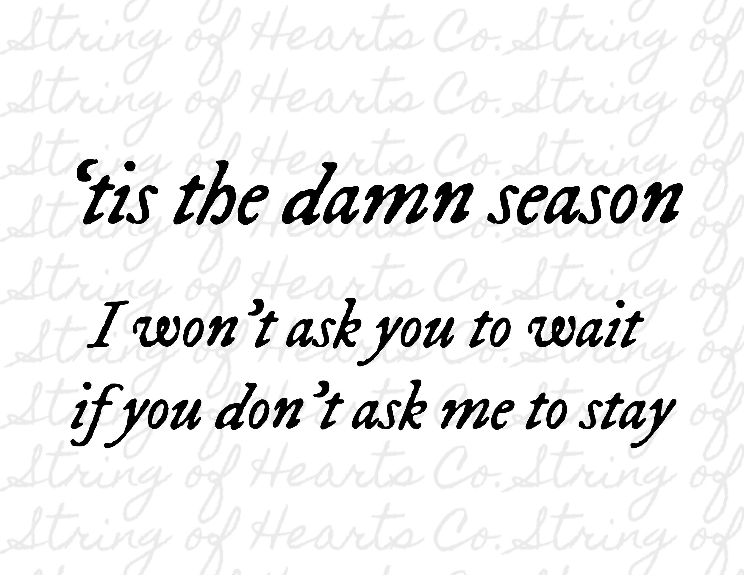 Evermore Lyrics Design Bundle 34 SVG/PNG Design Files of Tswift ...