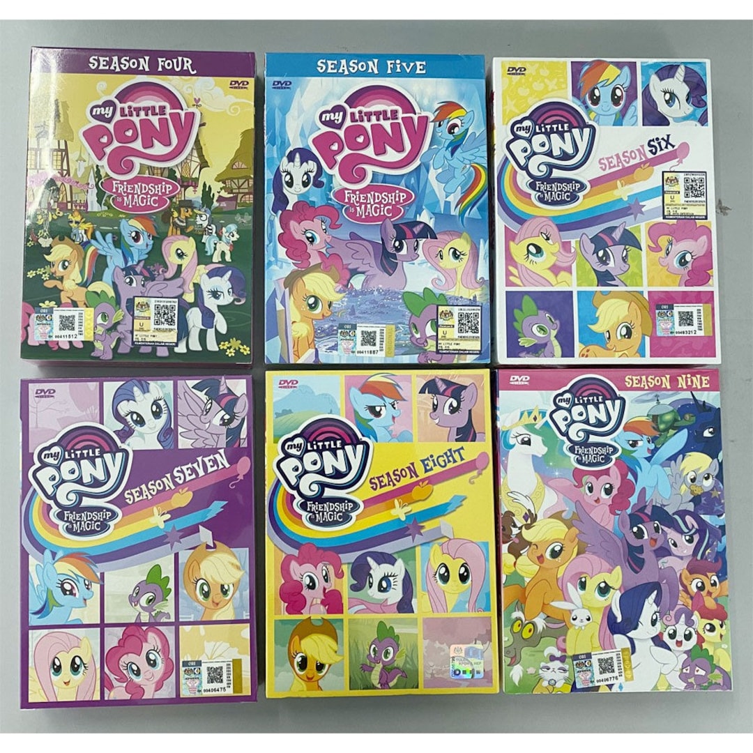 My Little Pony Friendship is Magic Season 4 5 6 7 8 9 DVD - Etsy My Little Pony Friendship is Magic Season 4 5 6 7 8 9 DVD - Etsy