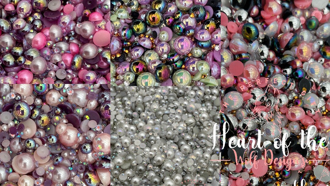 Greek Goddess Flat Back Pearl Rhinestone Mixes 3-10mm - Etsy