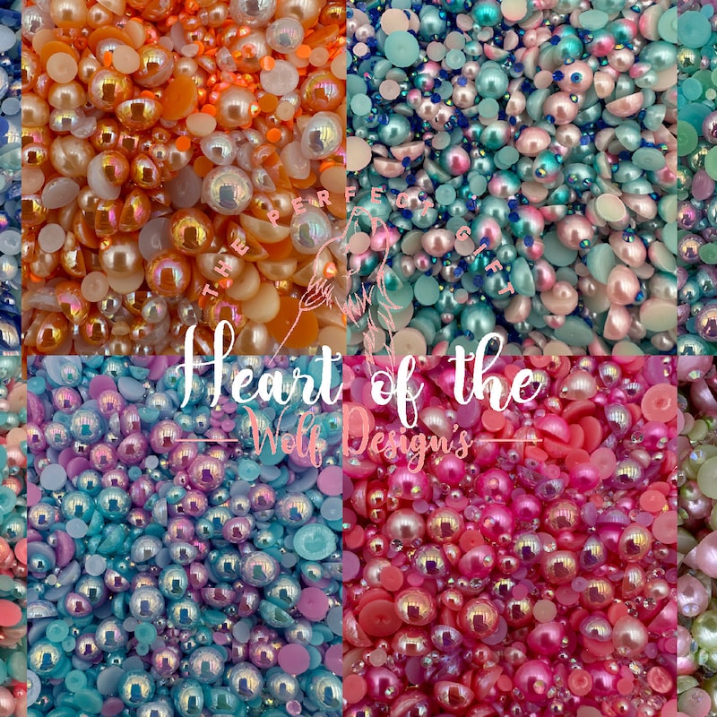 Flat Back Pearls - Etsy