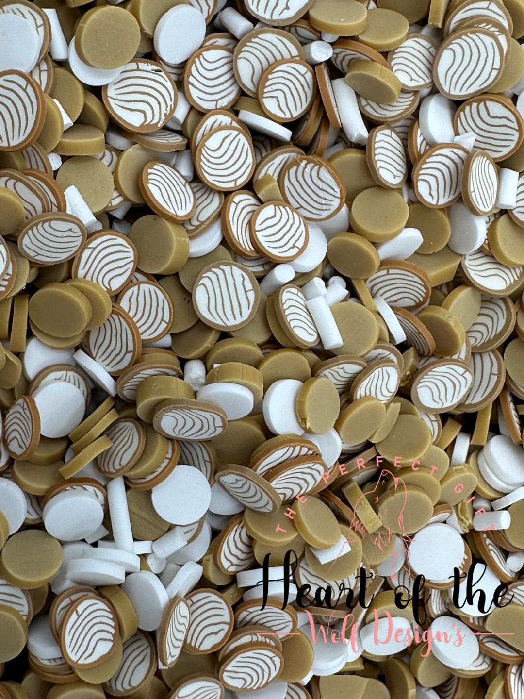 Cafecito Concha’s Brown 5mm Clay Slice Mix - Etsy