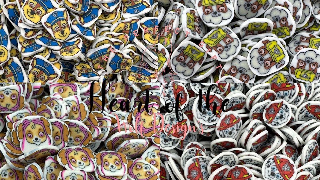 Super Puppies Individual 5mm Clay Slices - Etsy