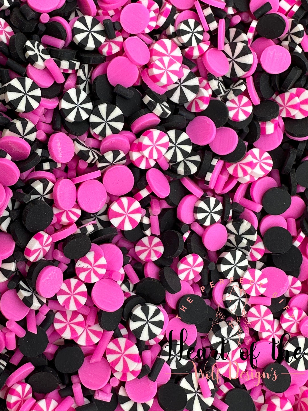 Goth Girl 5mm Clay Slices - Etsy