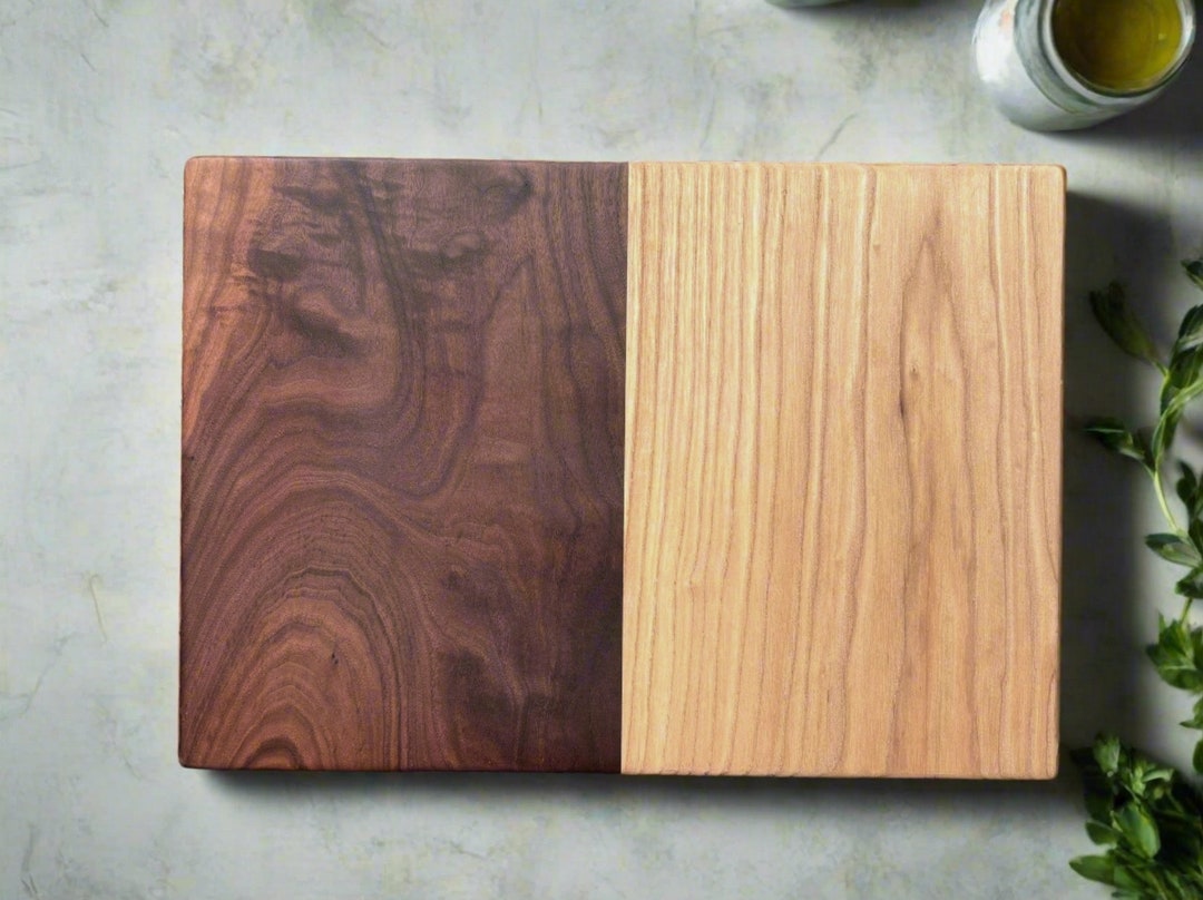 Large Walnut and Ash Split Board - Etsy