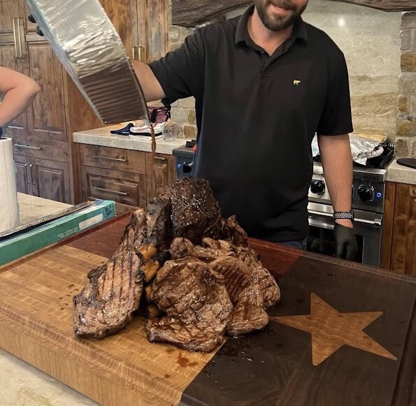 Texas Flag Butcher Block, Juice Groove, Brisket Board, Cutting Board ...