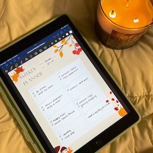 Cozy Autumn Weekly Planner | Digital iPad Planner (PDF Download) - Etsy