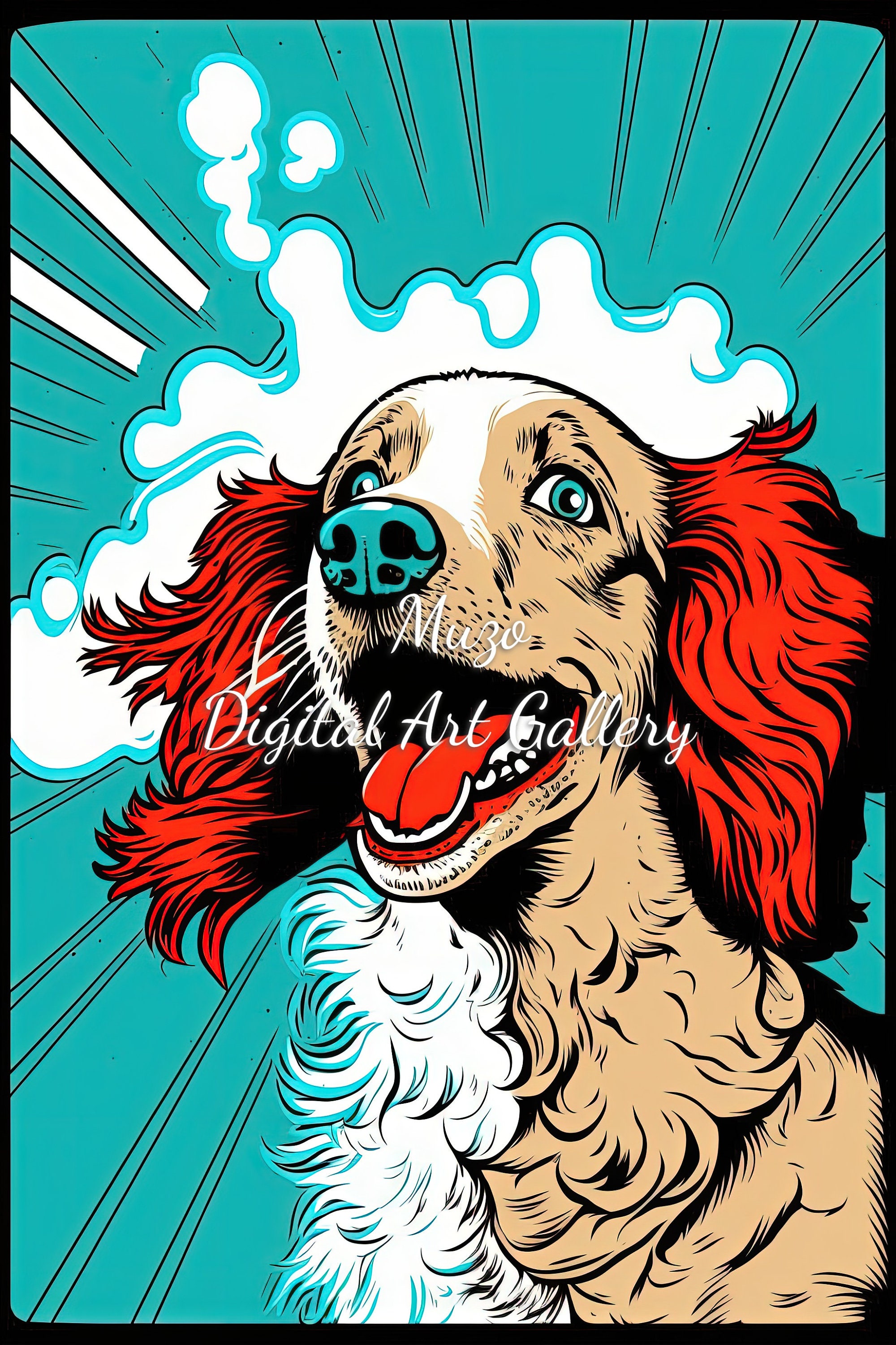 Pop Art Style Dogs Pack2 Can Be Used for Personal or Commercial Use ...
