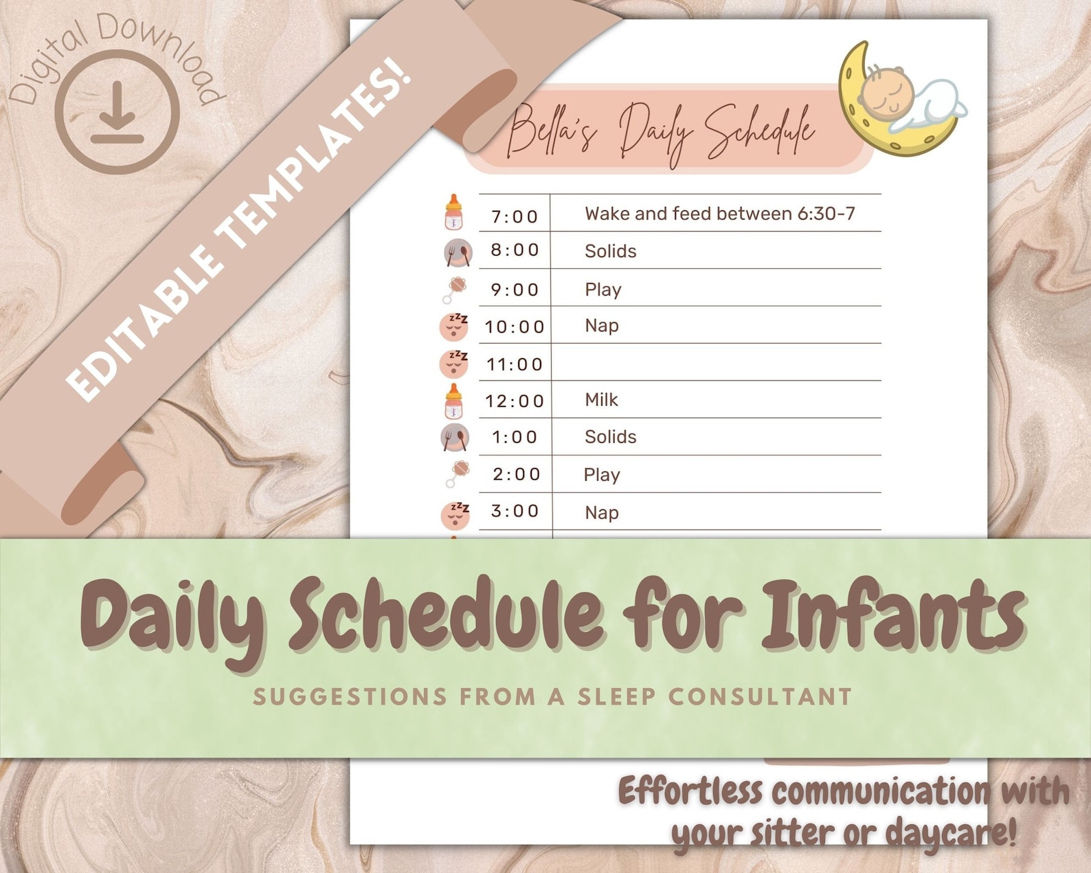 Daily Routine Schedule for Babies | Suggestions From a Sleep Consultant ...