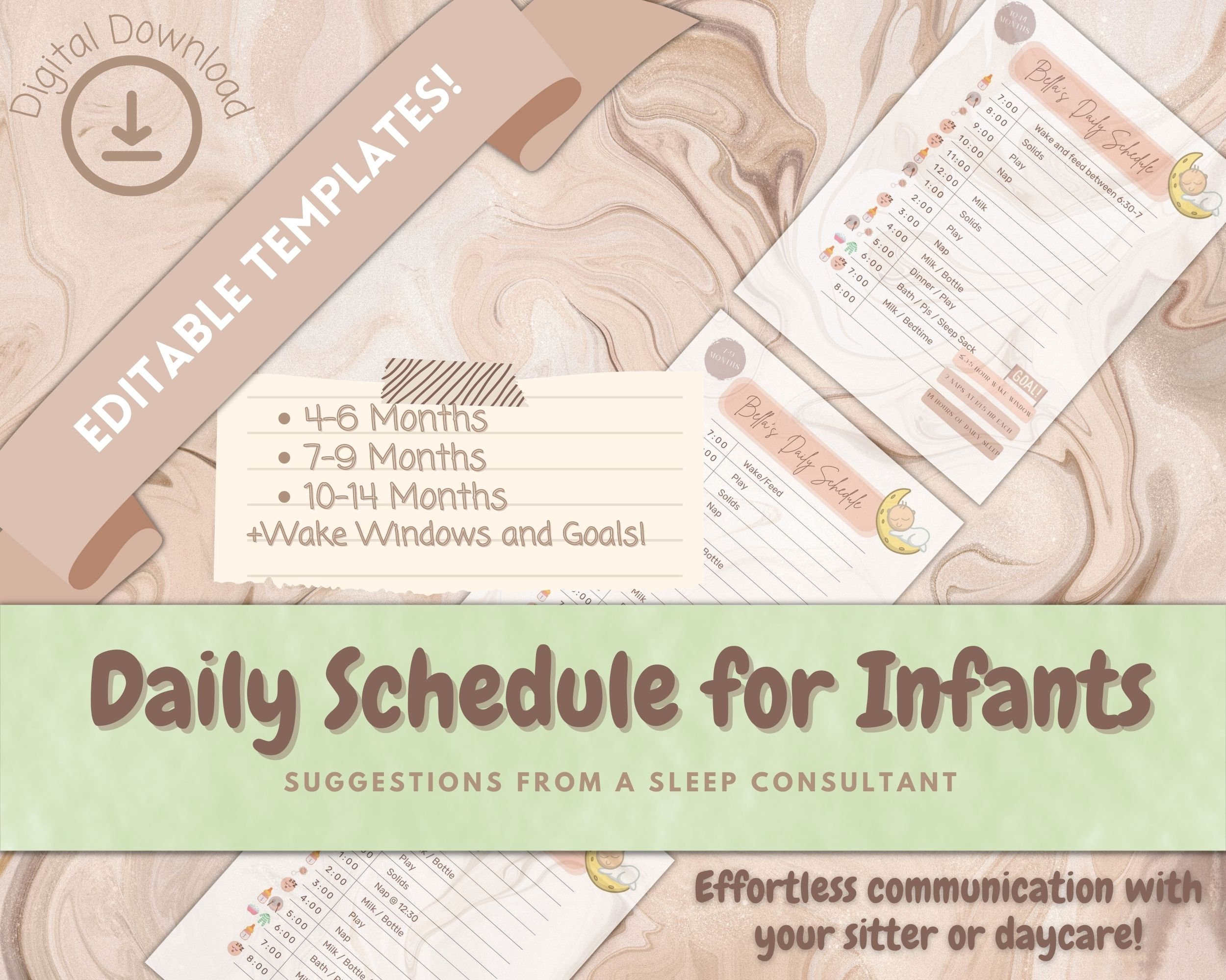 Daily Routine Schedule for Babies | Suggestions From a Sleep Consultant ...