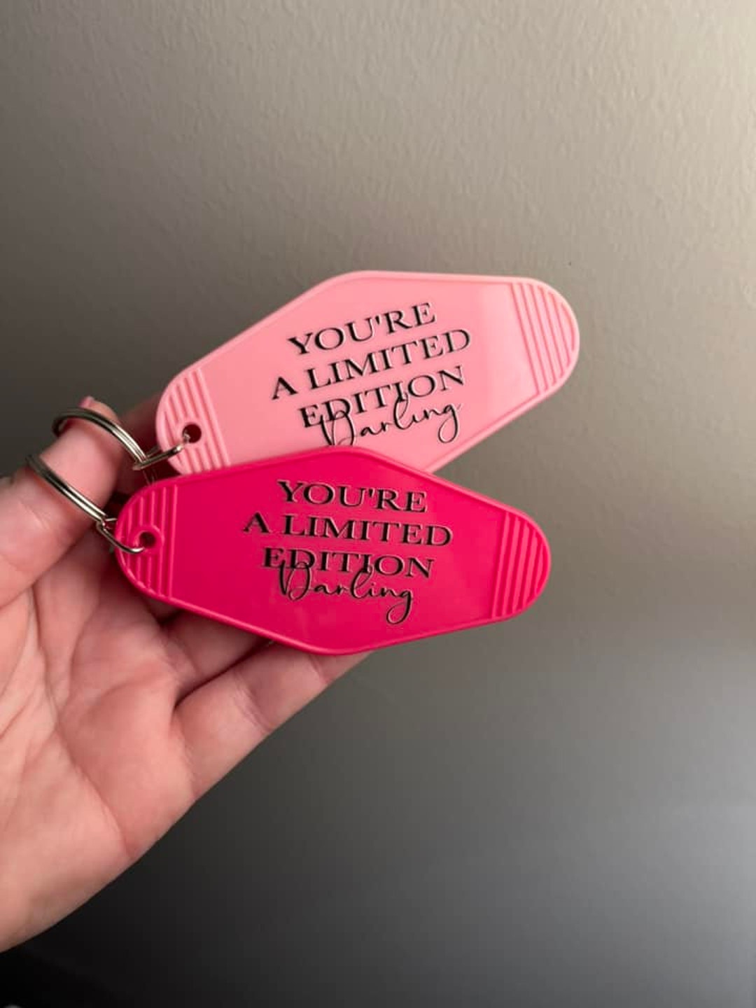 Positive Affirmation Keychain, Mental Health Keychain, Retro Key Fob ...