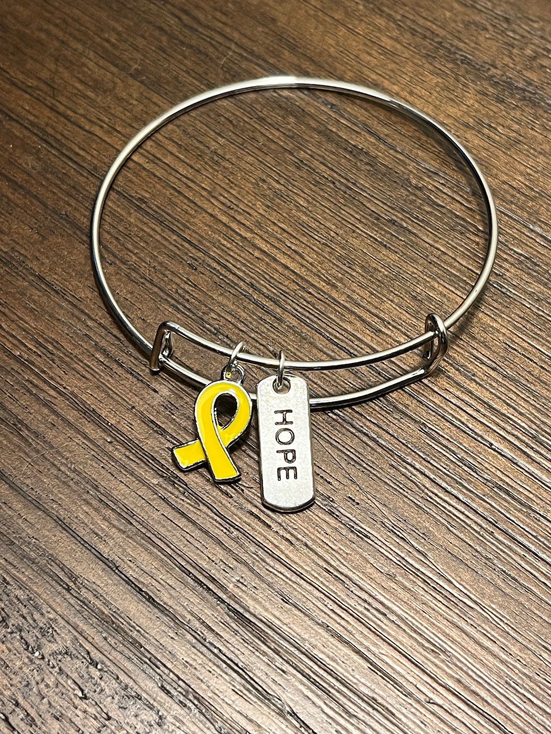 Endo Bangle Bracelet, Endometriosis Bracelets, Endo Ribbon, Strong ...